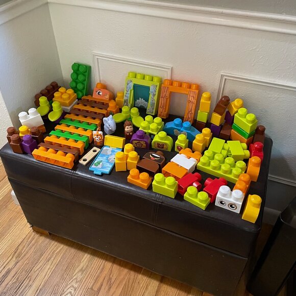 Mega | Toys | Mega Bloks Storytelling Safari Friends Zoo Building Set ...